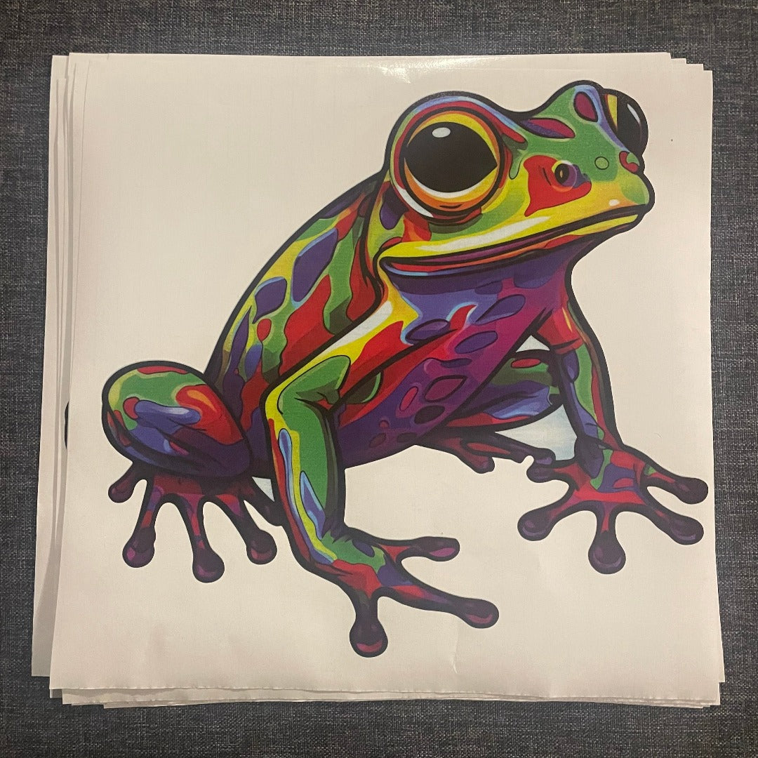 Frog Window Decal – Stick Em' Up