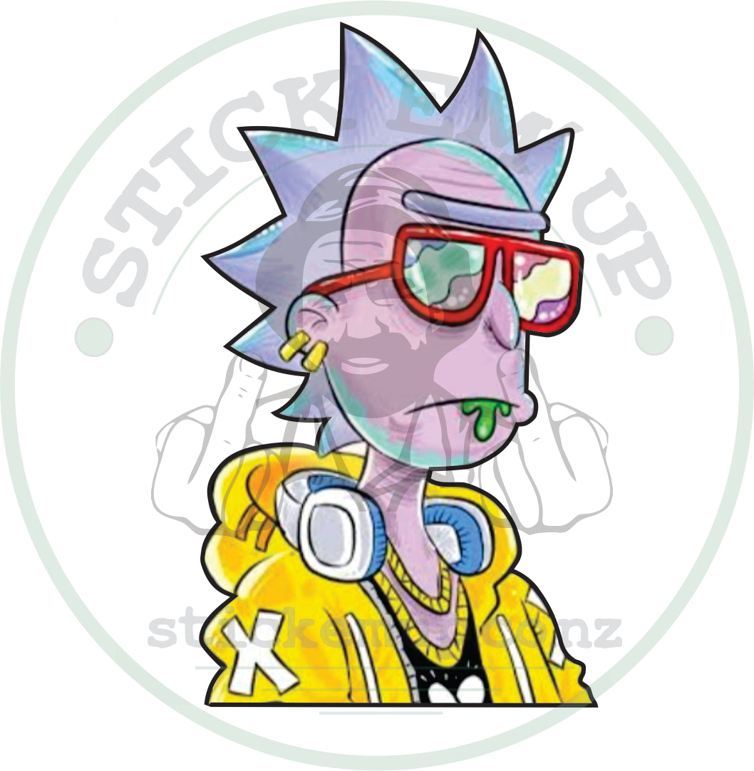 Rick Sanchez Stickers – Stick Em' Up